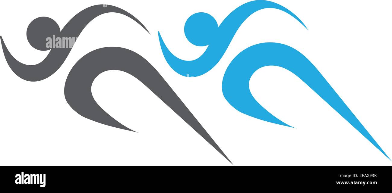 Running Logo Designs, Marathon logo template, running club or sports ...
