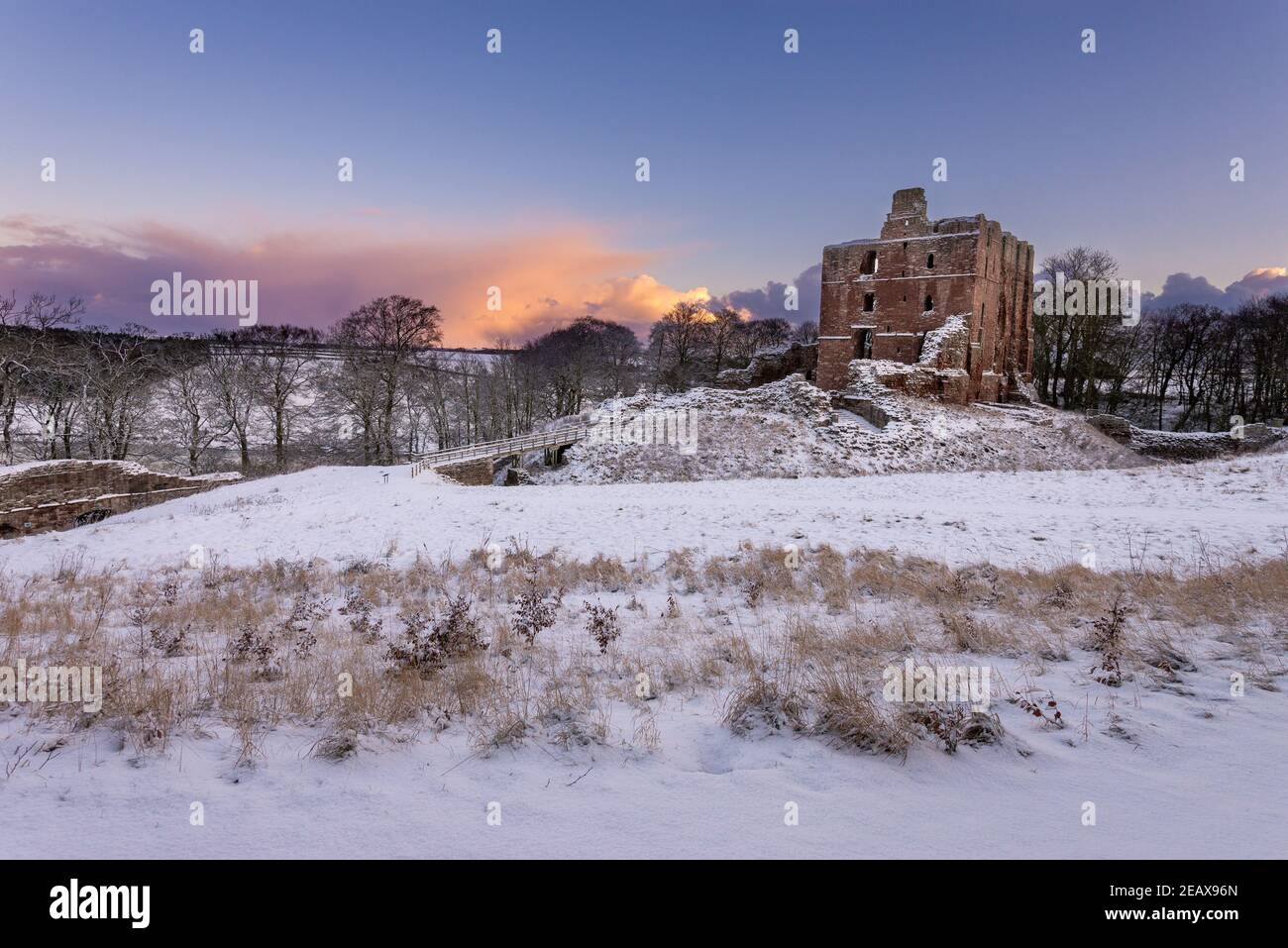 Turner norham castle sunrise hi-res stock photography and images - Alamy