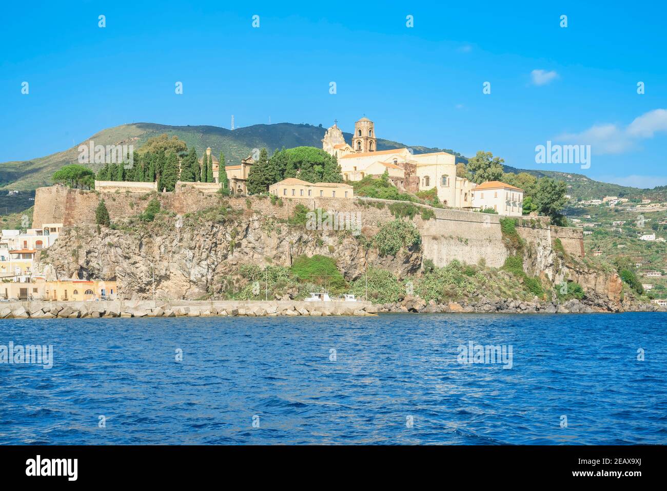 Lipari italy old town hi-res stock photography and images - Alamy