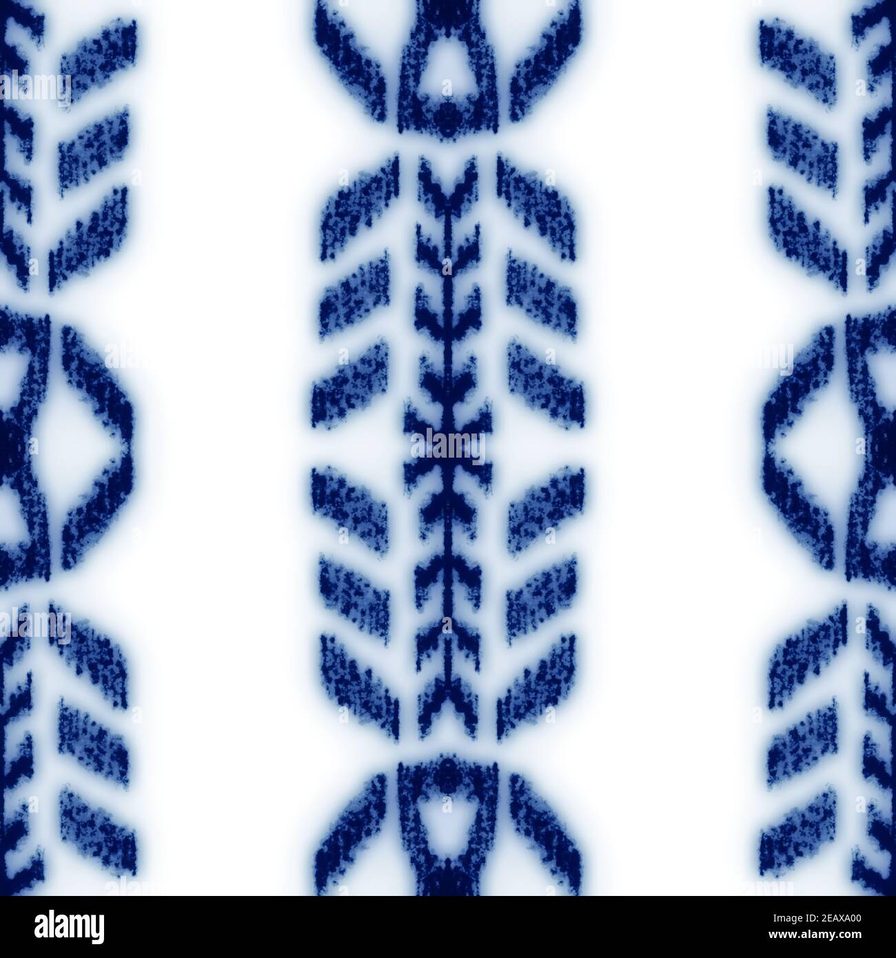 Seamless classic blue and white ceramic design Stock Photo - Alamy