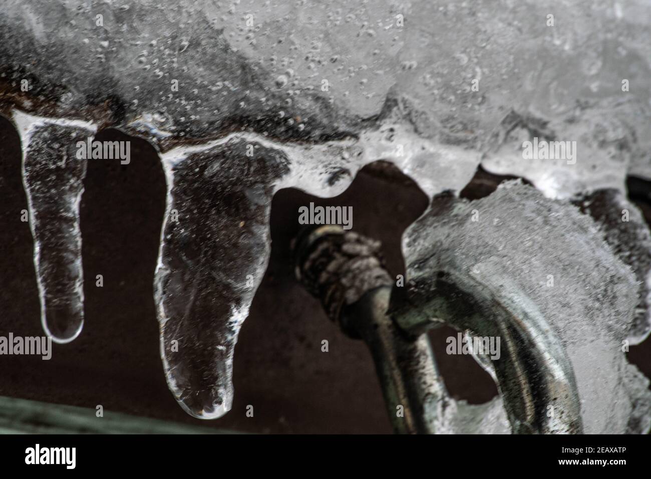 Ice up Close Stock Photo - Alamy