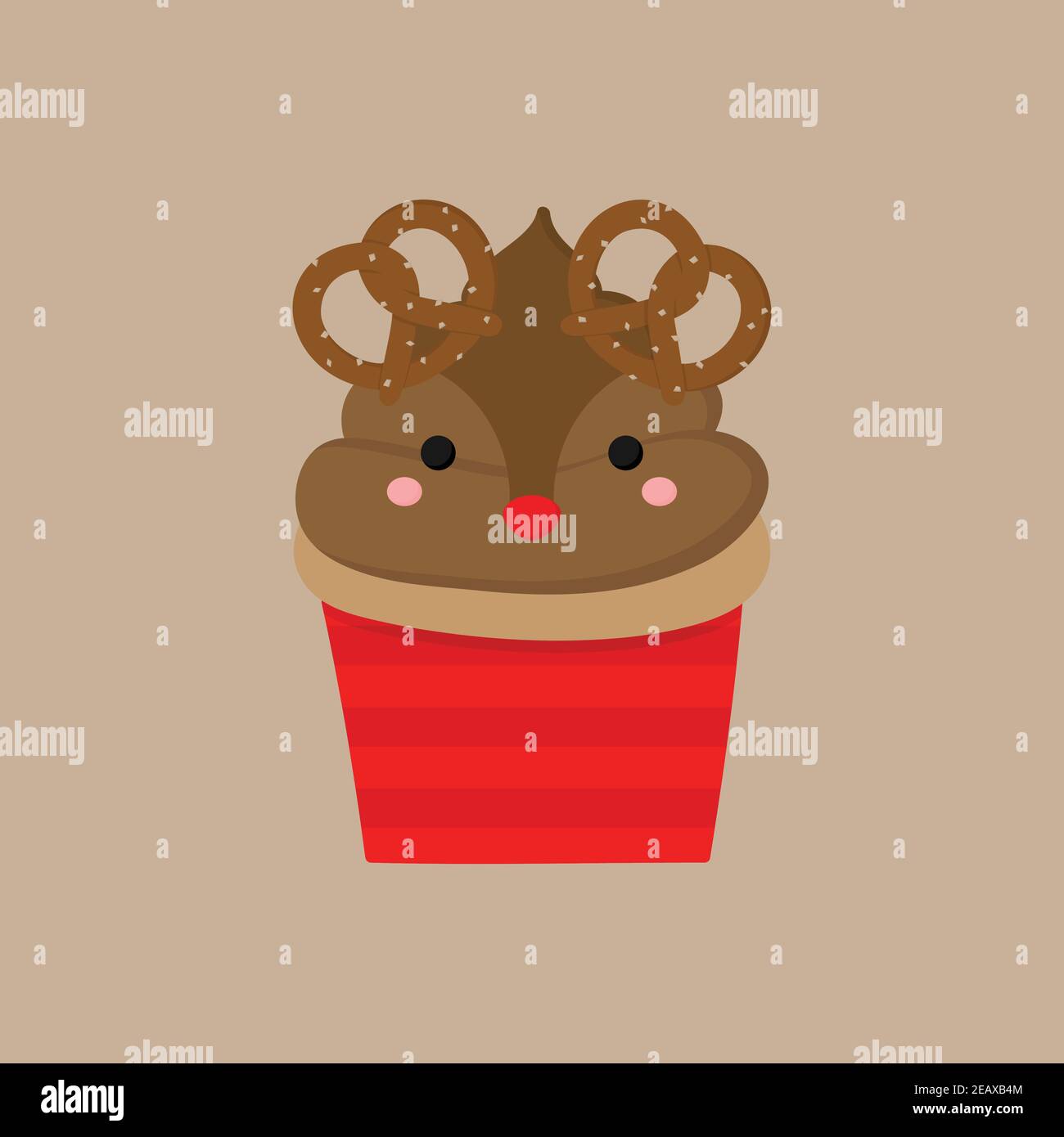 Rudolph face hi-res stock photography and images - Alamy