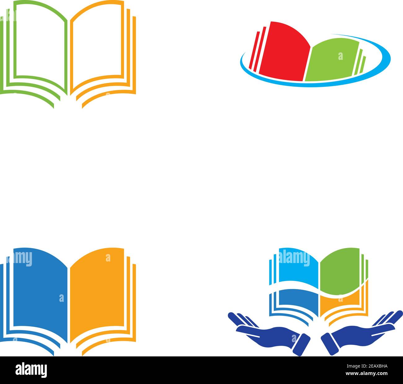 Book Logo And Bookstore Icon Vector Design Templatebook Logo Template