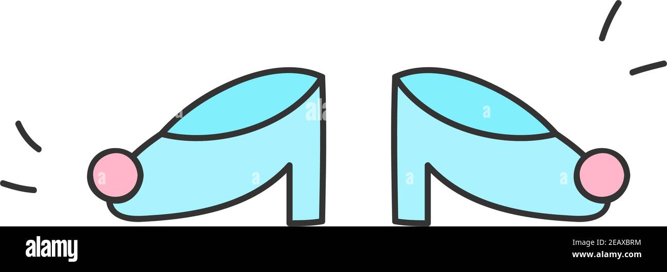 Princess shoes with pink stone, vector illustration. Hand drawn ...