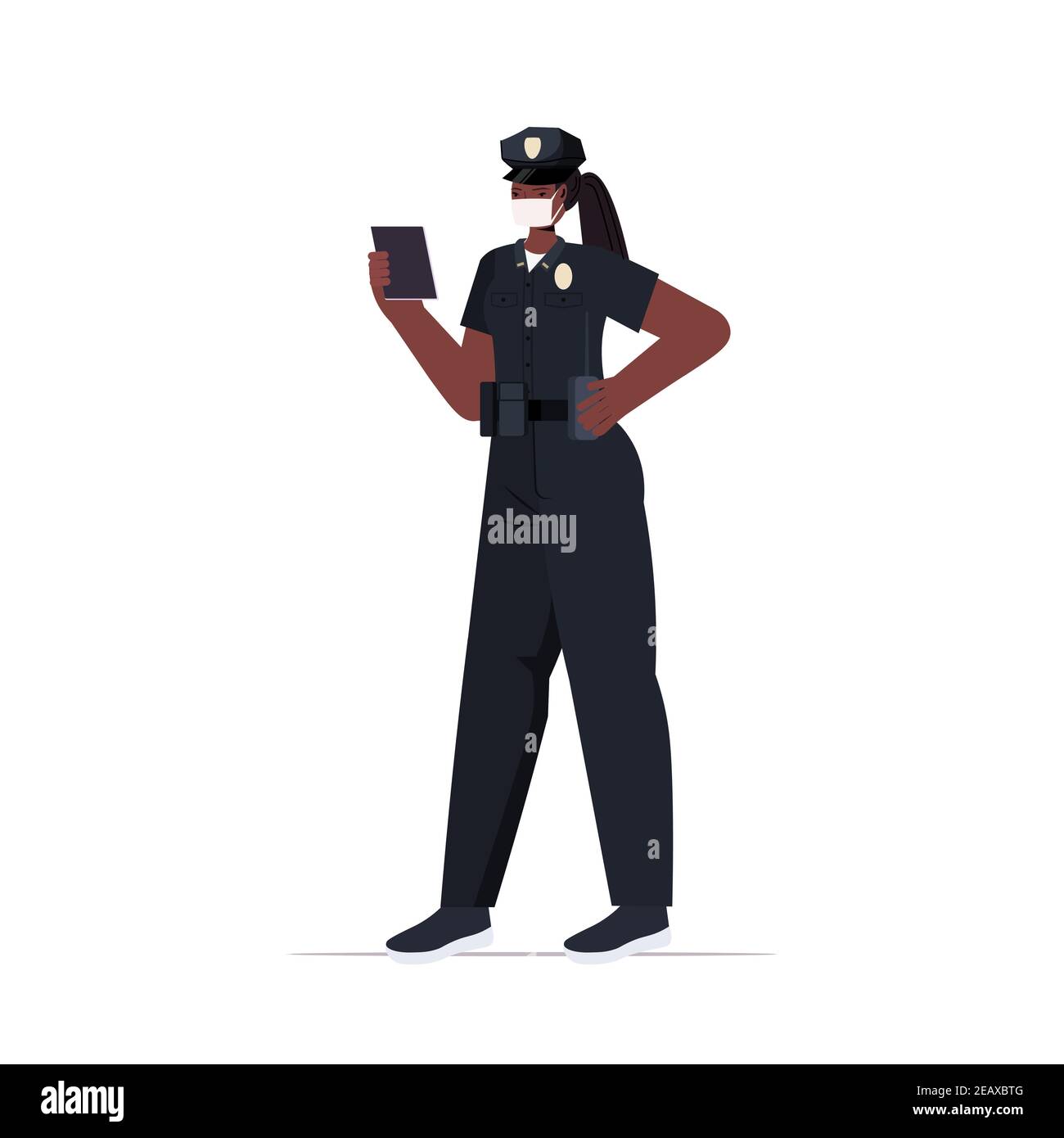 Policewoman in uniform Cut Out Stock Images & Pictures - Alamy