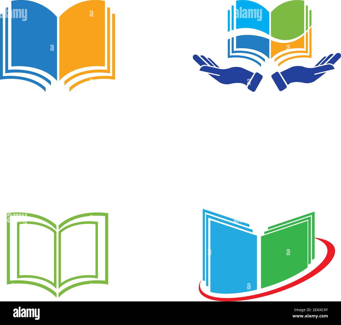 book logo and bookstore icon vector design templateBook Logo Template ...