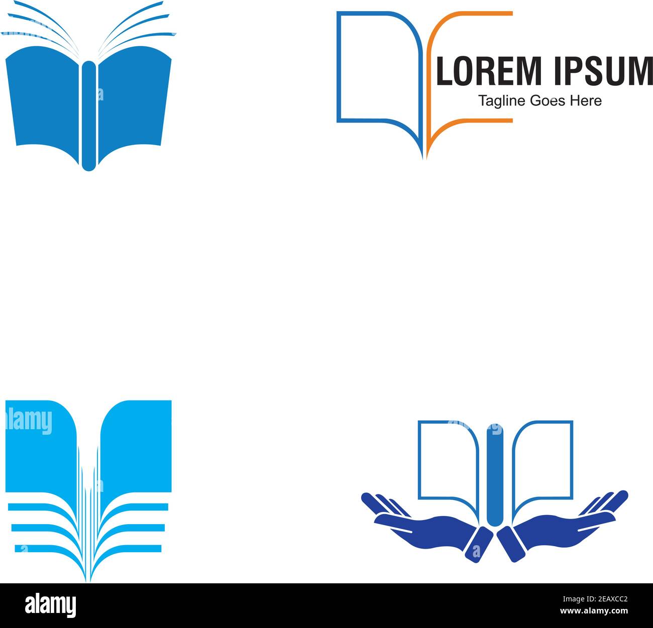 book logo and bookstore icon vector design templateBook Logo Template ...