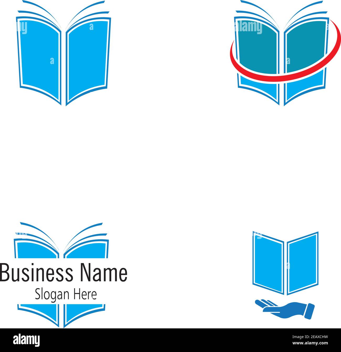 book logo and bookstore icon vector design templateBook Logo Template ...