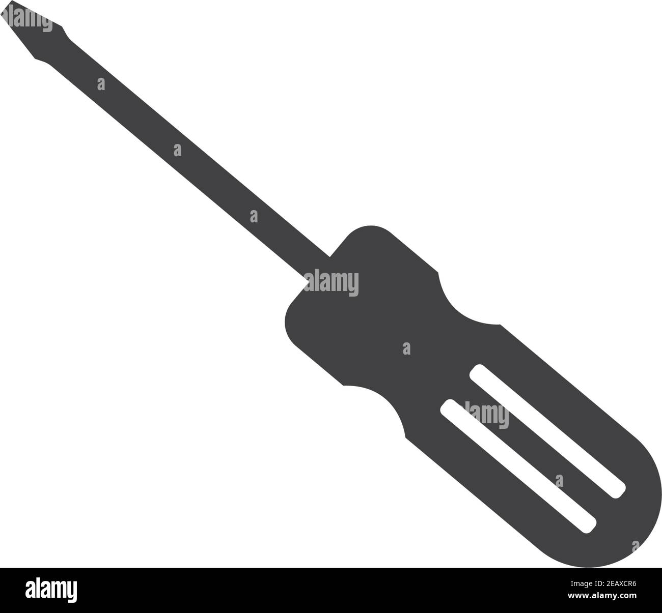 Hand with phillips screwdriver Stock Vector Images - Alamy
