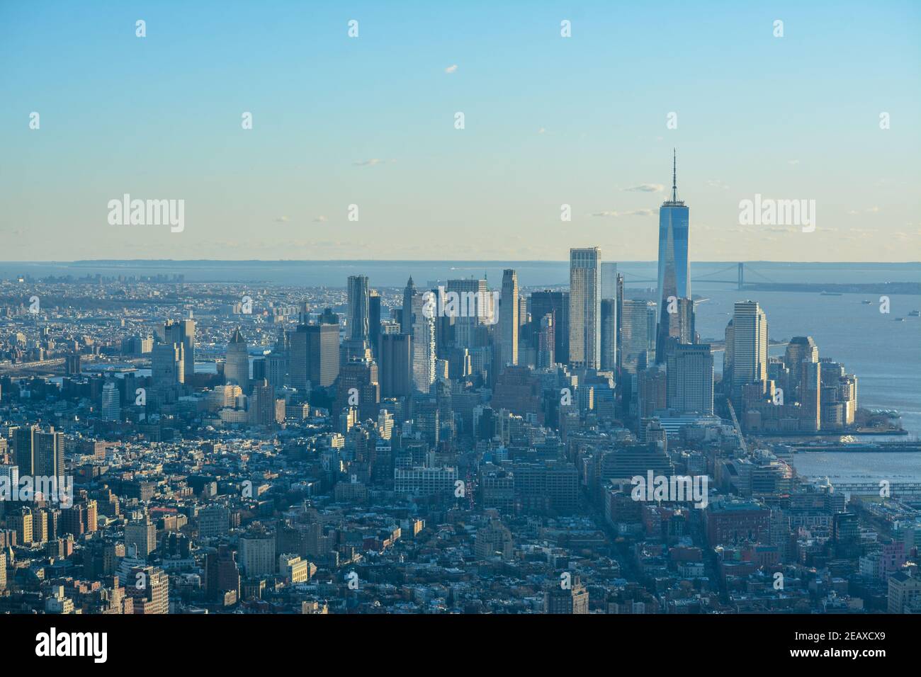 View over Manhattan as seen from the Edge observation deck at Hudson ...