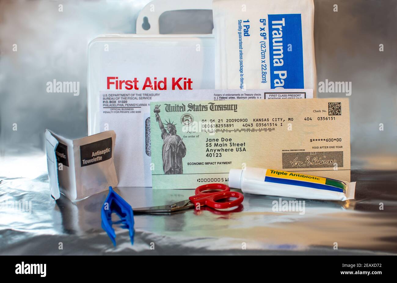 The economic impact check is first aid for the American people ...