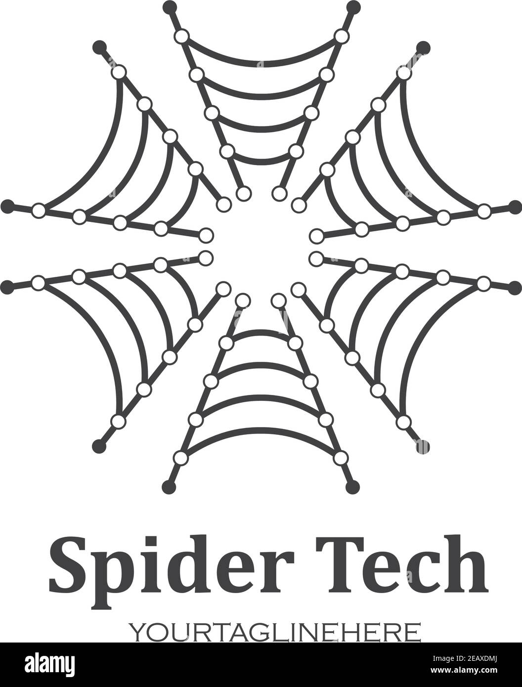 Spider tech logo Cut Out Stock Images & Pictures - Alamy