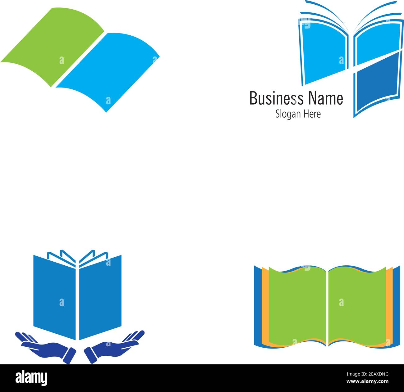 Book Logo And Bookstore Icon Vector Design Templatebook Logo Template