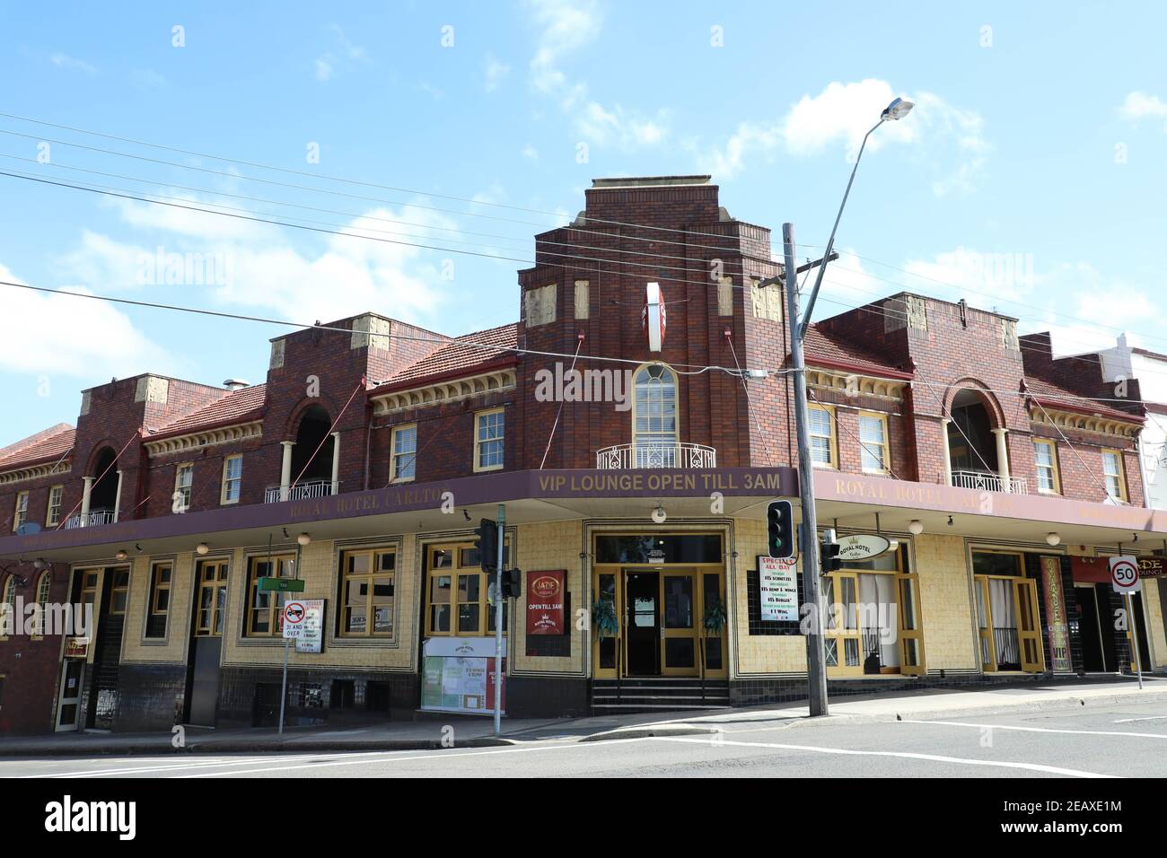 Royal Hotel Carlton, 314 Railway Parade, Carlton NSW 2218 Stock Photo - Alamy