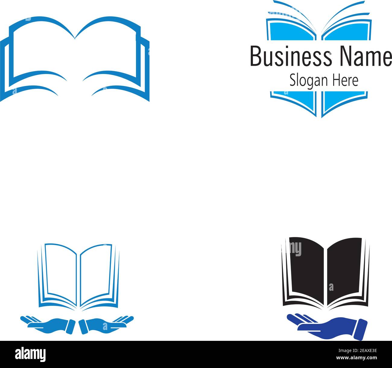 book logo and bookstore icon vector design templateBook Logo Template ...