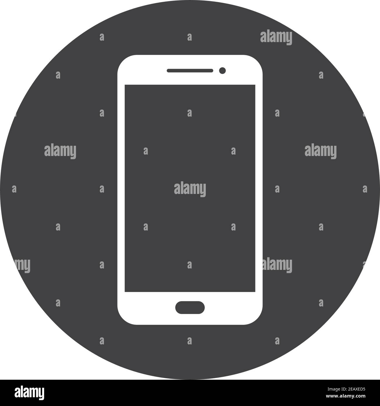 Handphone icon vector vectors hi-res stock photography and images - Alamy