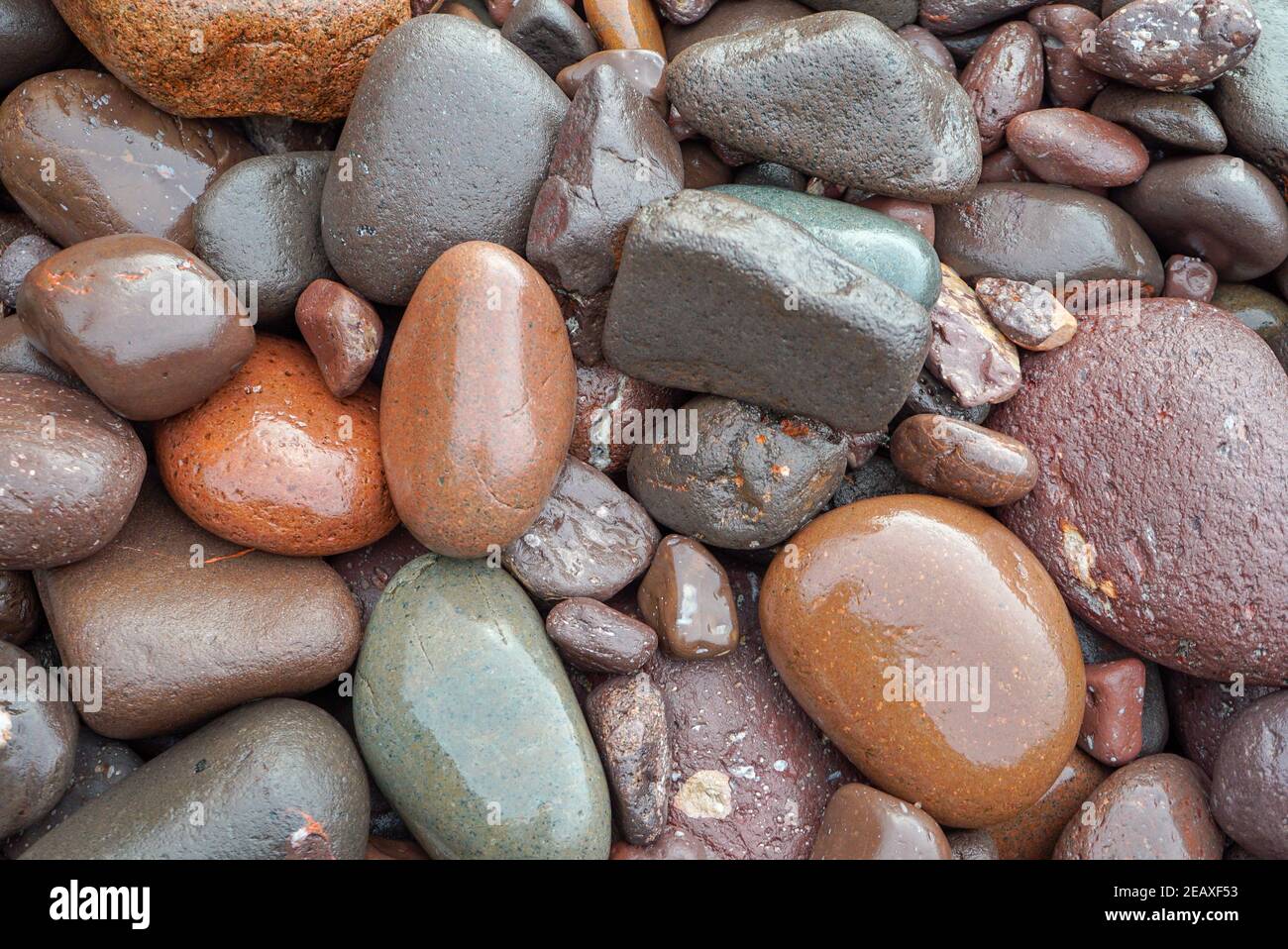 Pebble beach on lake superior hi-res stock photography and images - Alamy