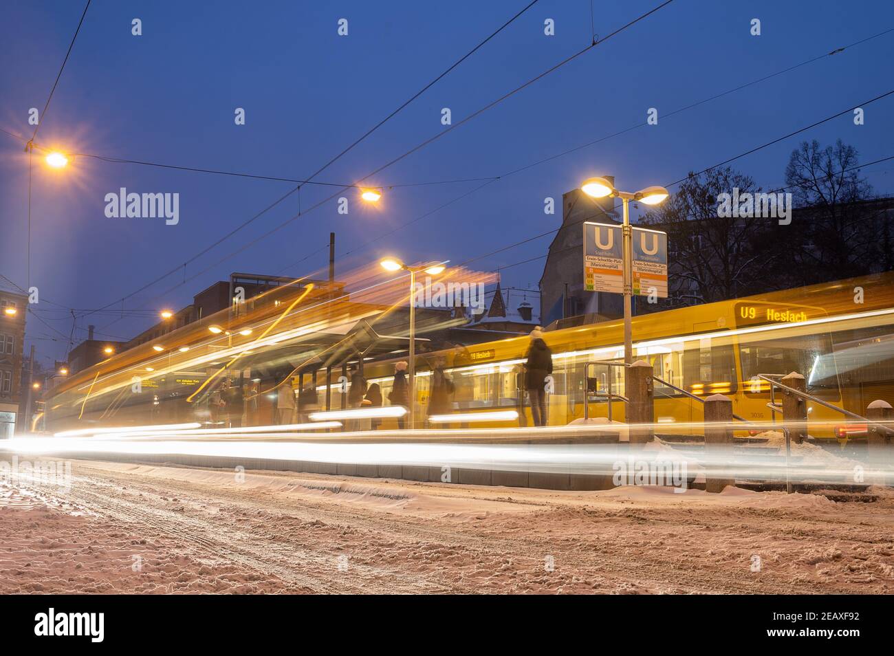 Stuttgart, Germany. 10th Feb, 2021. Subway trains of the Stuttgarter ...