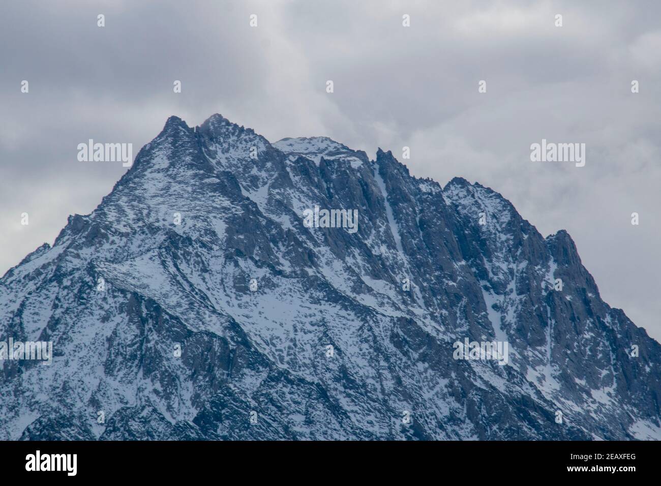 The peaks of the Eastern Sierra in Inyo County, California are massive ...