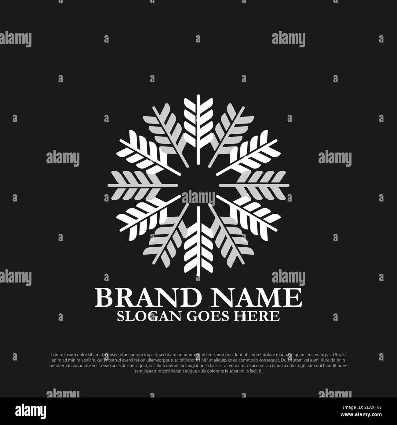 Organic Grain wheat logo designs, Agriculture wheat Logo Template ...