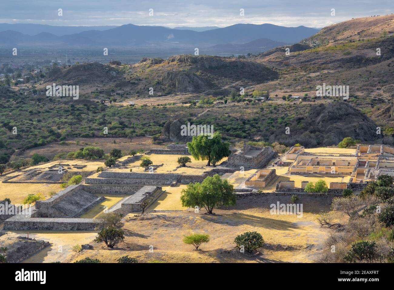 Views of Yagul, a UNESCO World Heritage Site, in Oaxaca, Mexico Stock ...