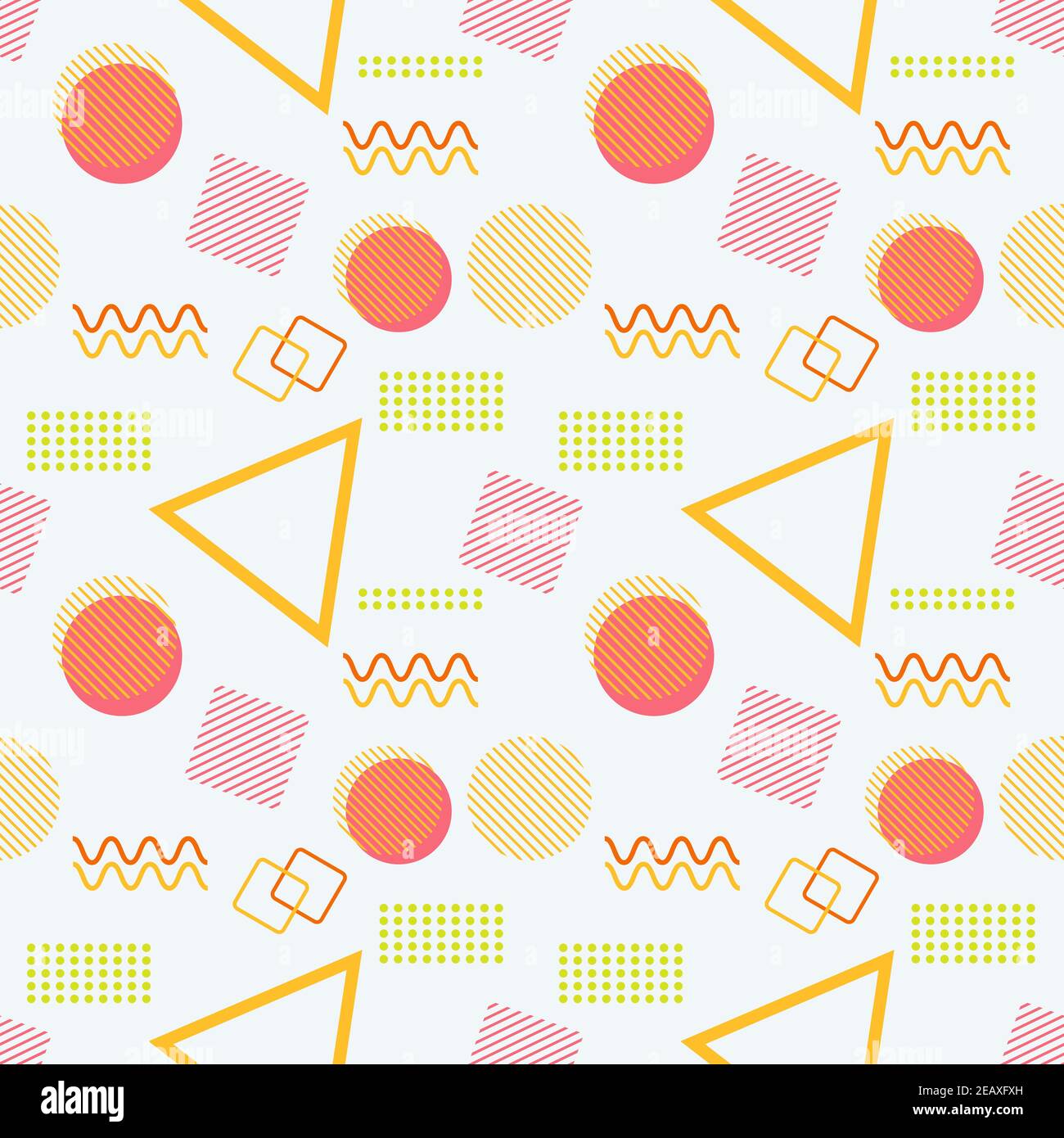 trendy memphis seamless pattern vector Stock Vector Image & Art - Alamy