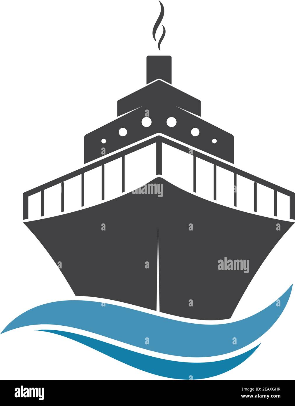 Cruise ship logo hi-res stock photography and images - Alamy