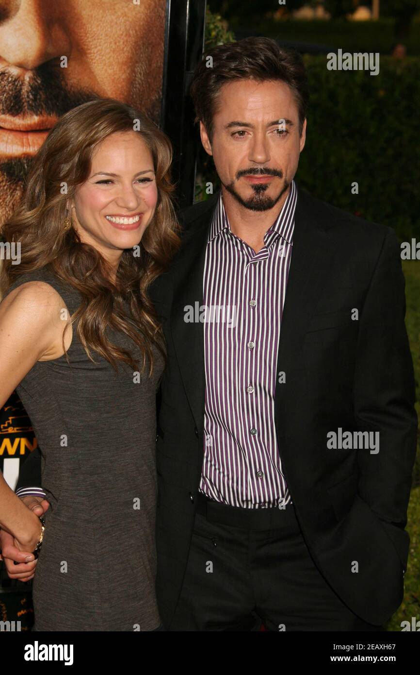 Robert Downey Jr. and Susan Levin, 4-20-2009 Photo By John Barrett ...