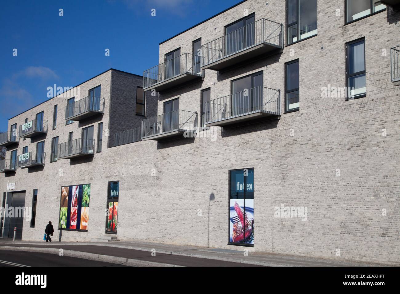 Workplace in a village in Denmark Stock Photo - Alamy