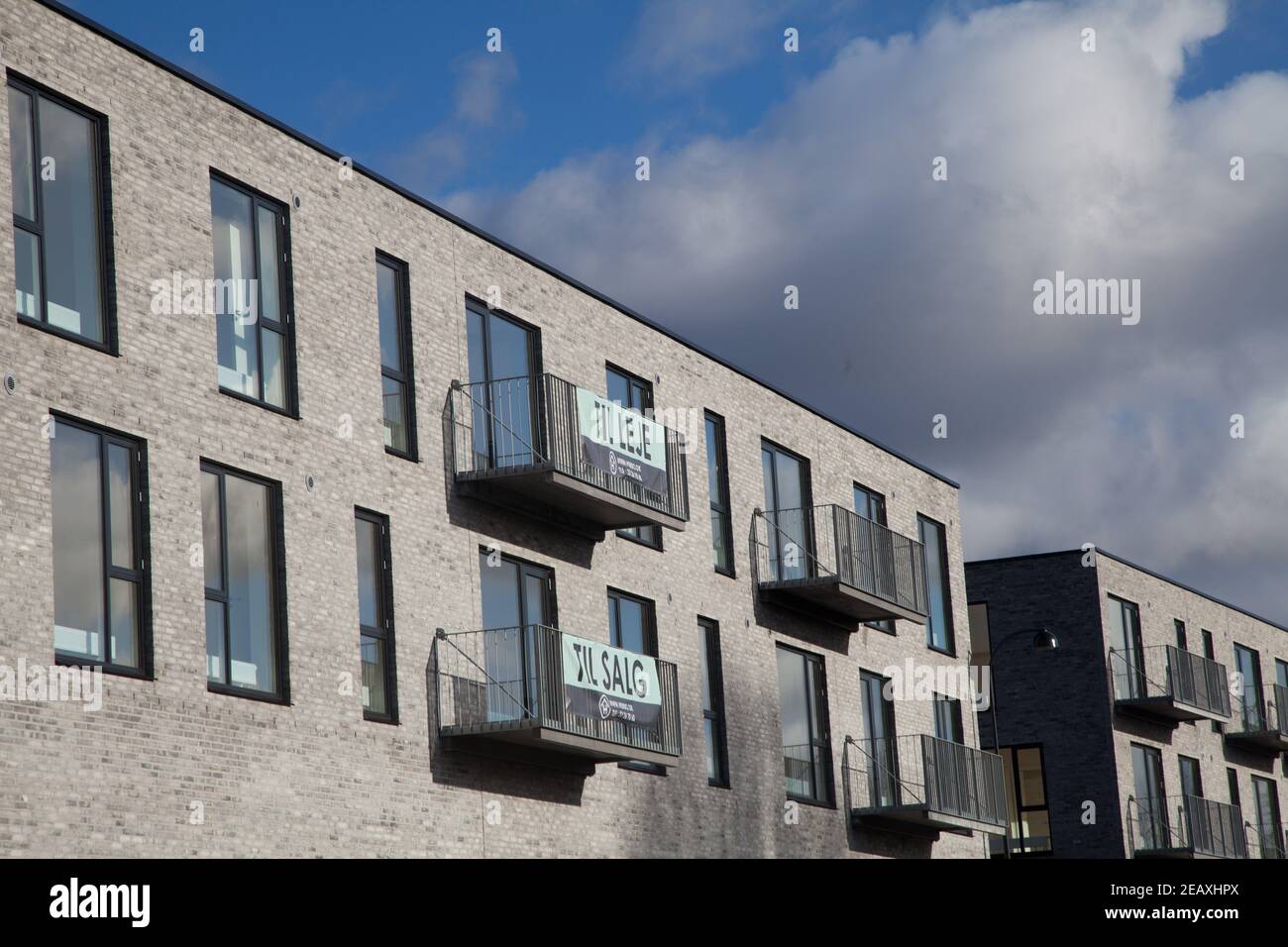 Workplace in a village in Denmark Stock Photo - Alamy