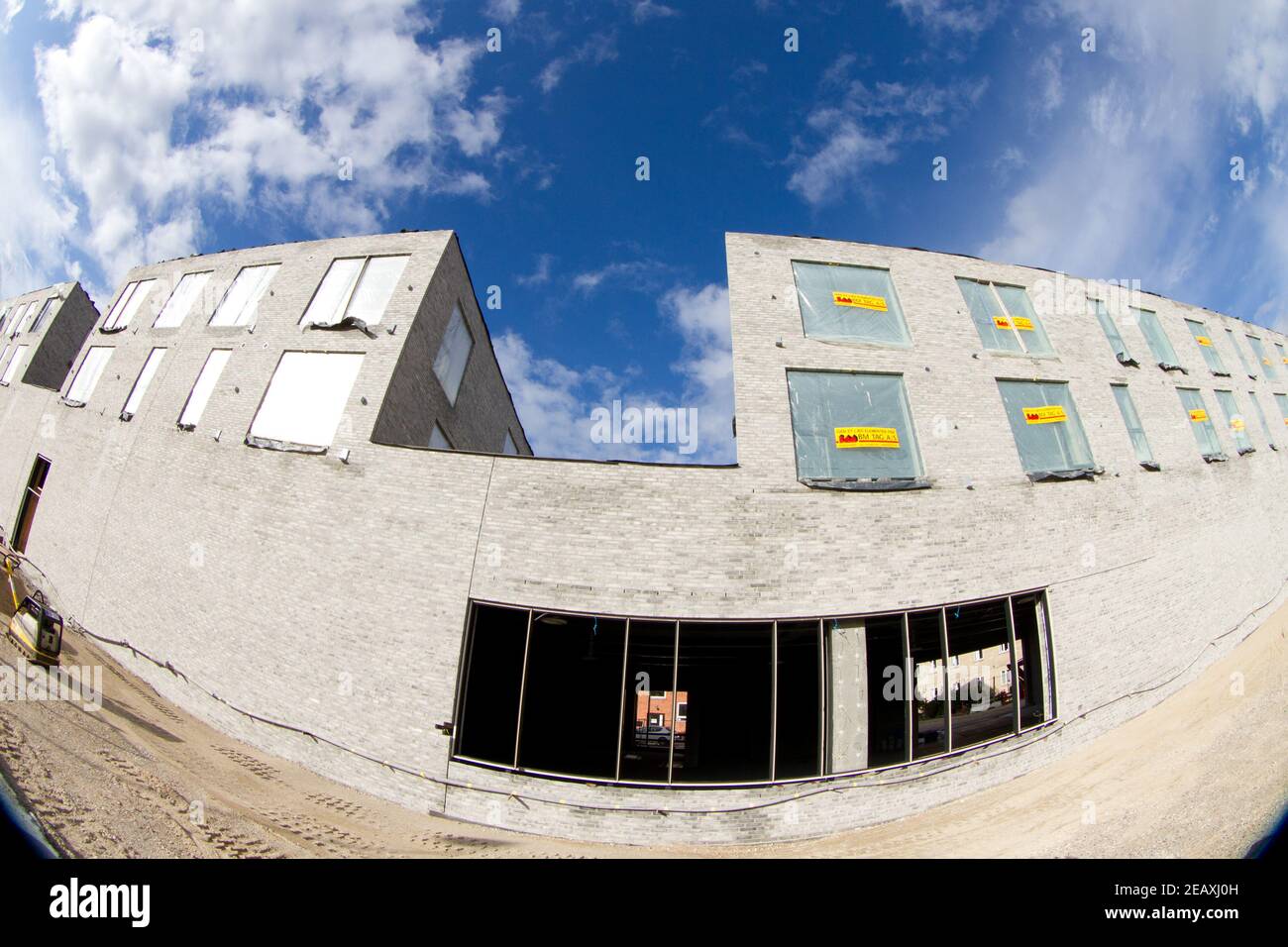 Workplace in a village in Denmark Stock Photo - Alamy