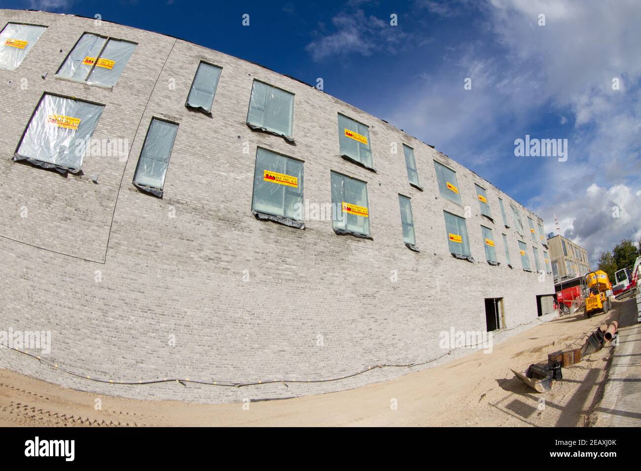 Workplace in a village in Denmark Stock Photo - Alamy