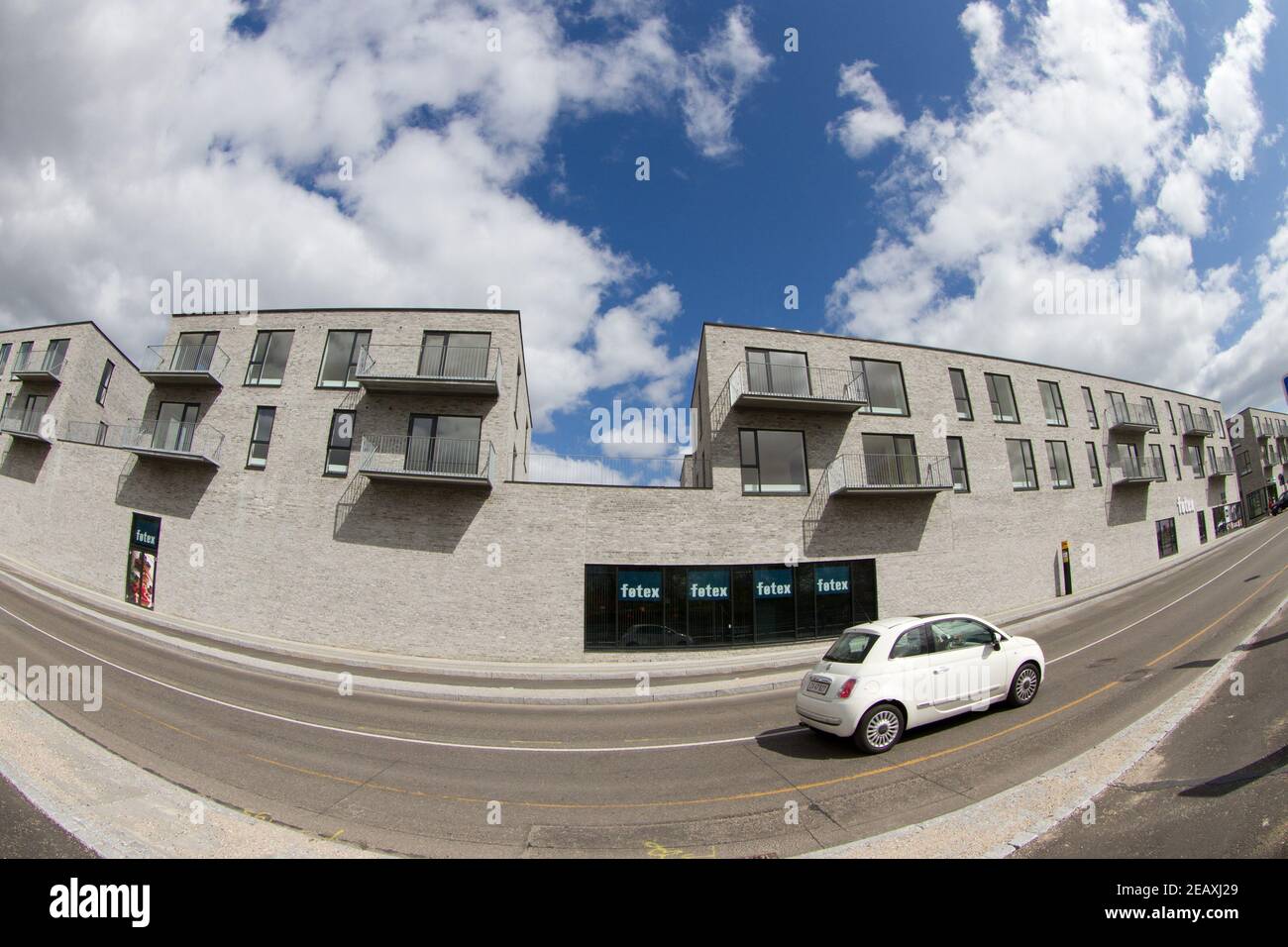 Workplace in a village in Denmark Stock Photo - Alamy