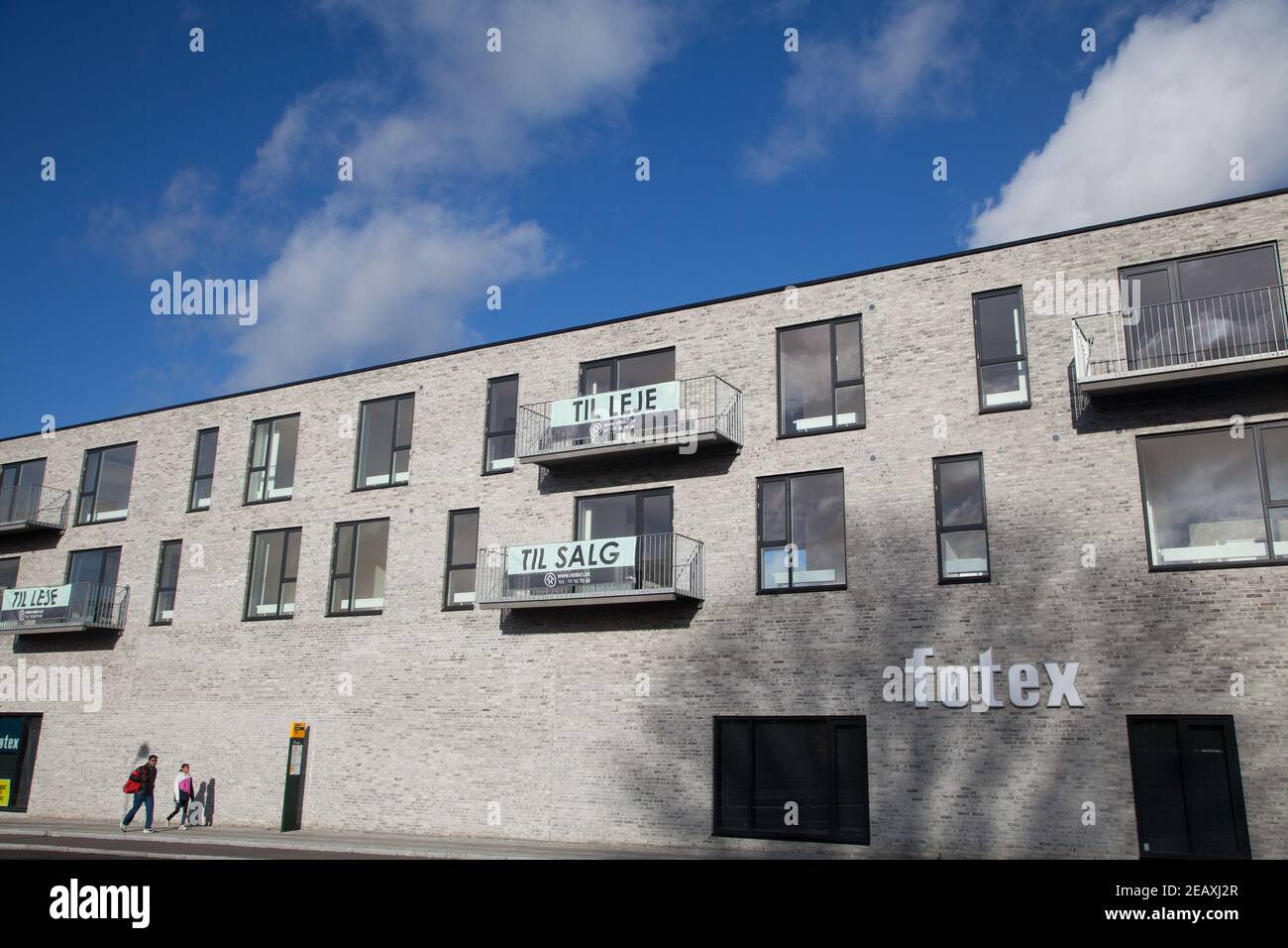 Workplace in a village in Denmark Stock Photo - Alamy