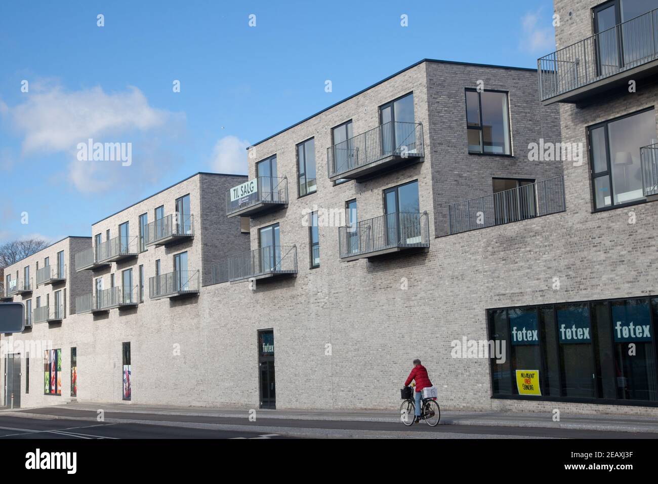 Workplace in a village in Denmark Stock Photo - Alamy