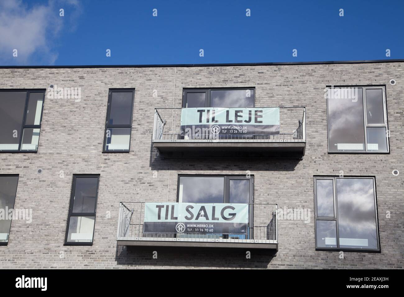 Workplace in a village in Denmark Stock Photo - Alamy
