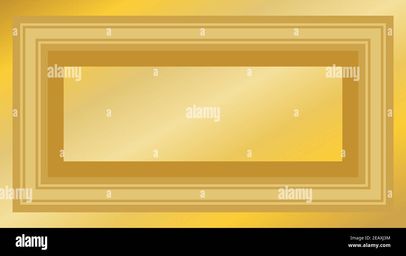 A golden rectangular border background image Stock Photo - Alamy