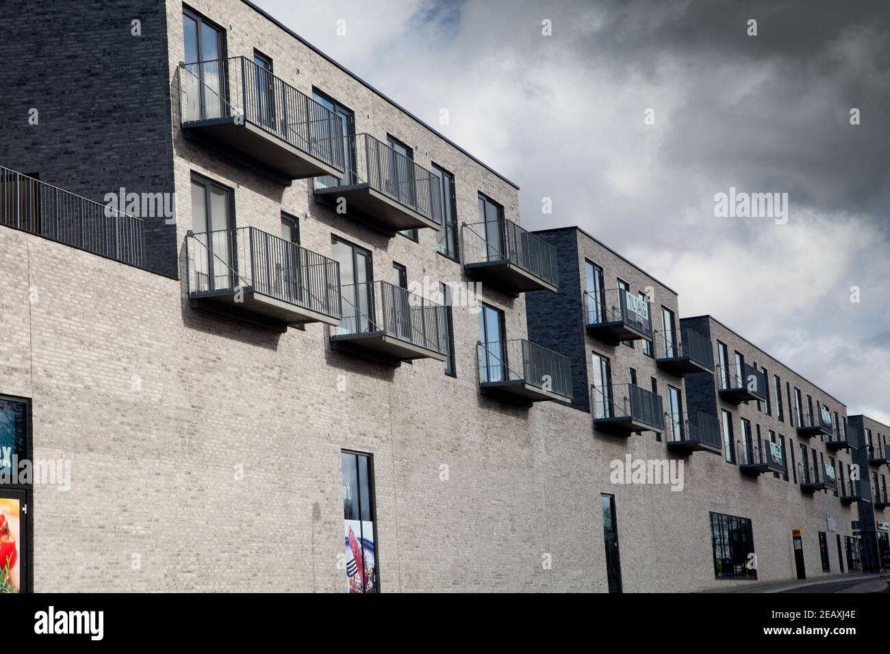 Workplace in a village in Denmark Stock Photo - Alamy