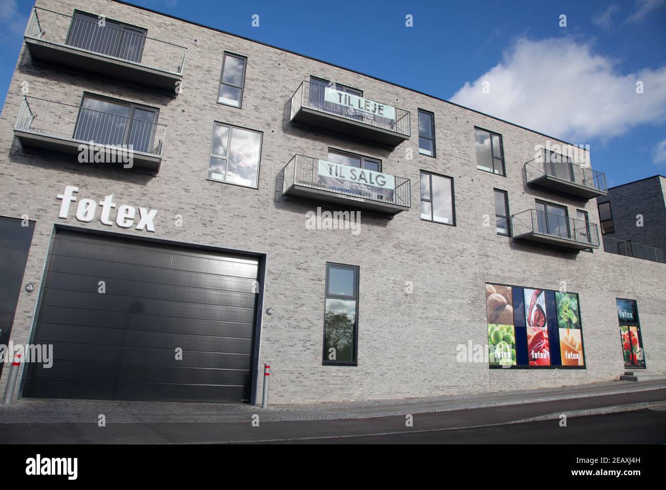 Workplace in a village in Denmark Stock Photo - Alamy