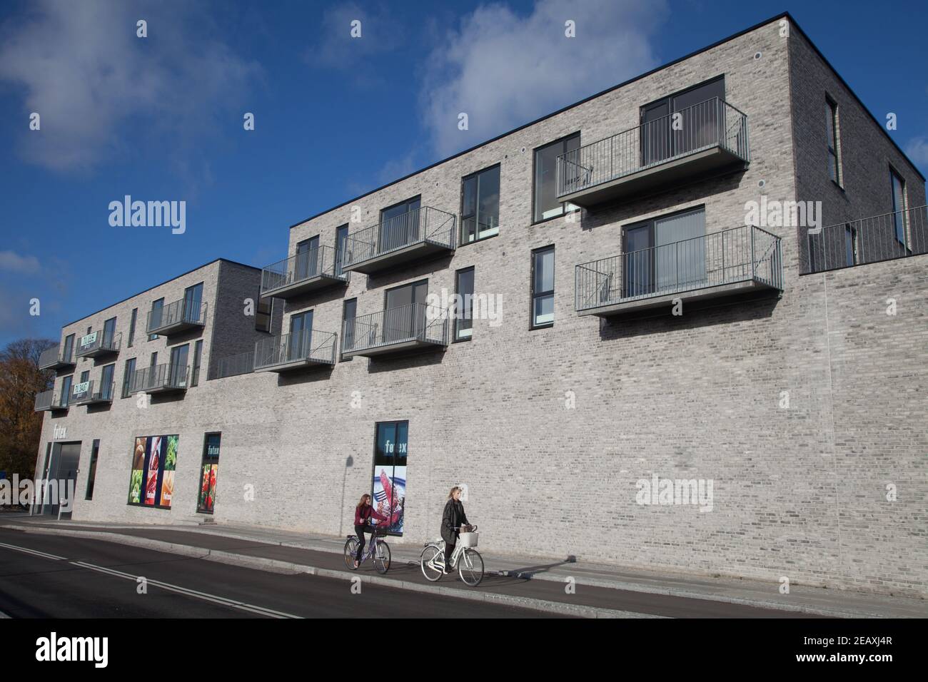 Workplace in a village in Denmark Stock Photo - Alamy