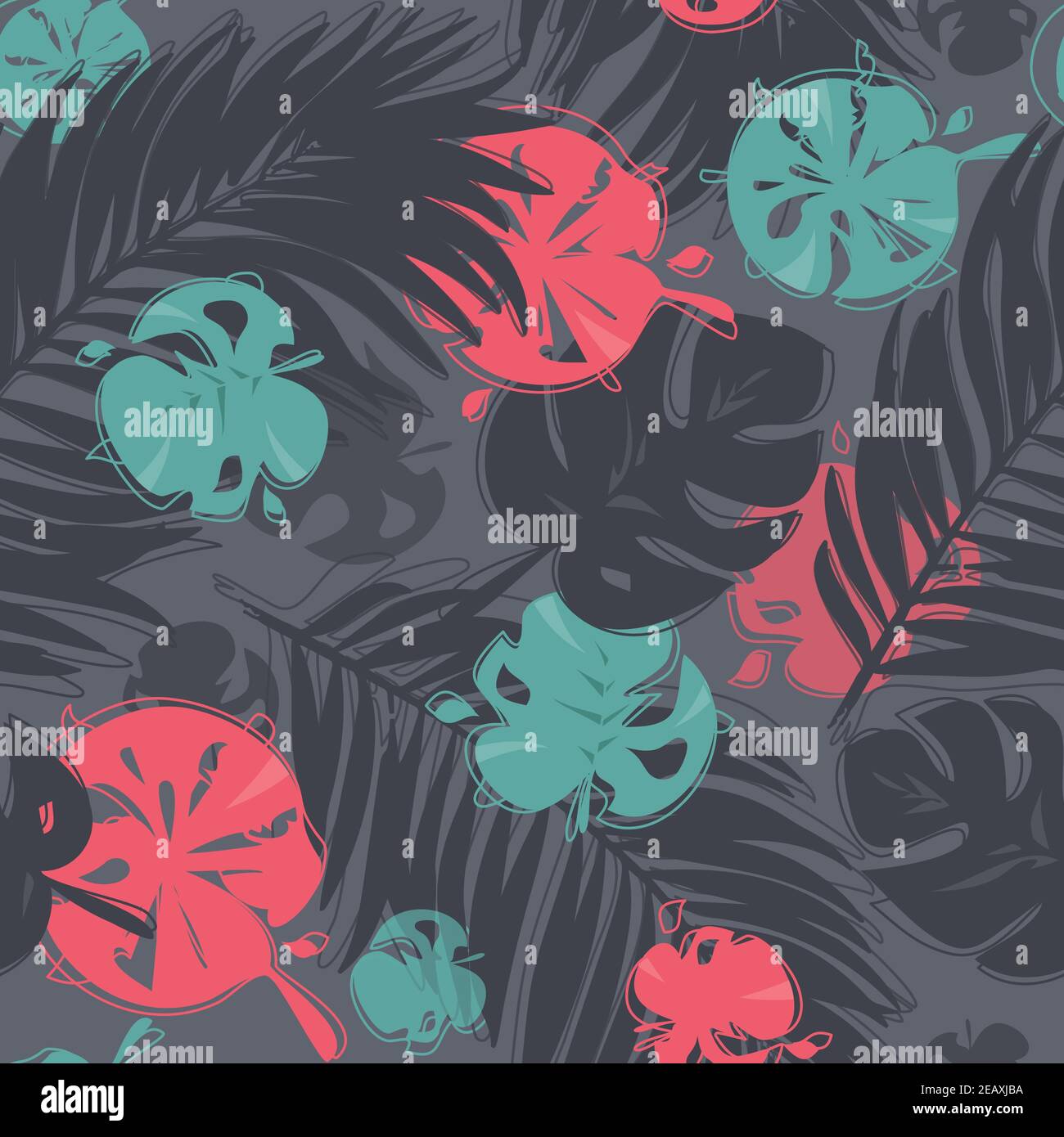 Scattered abstract patterns in black Stock Vector Images - Alamy