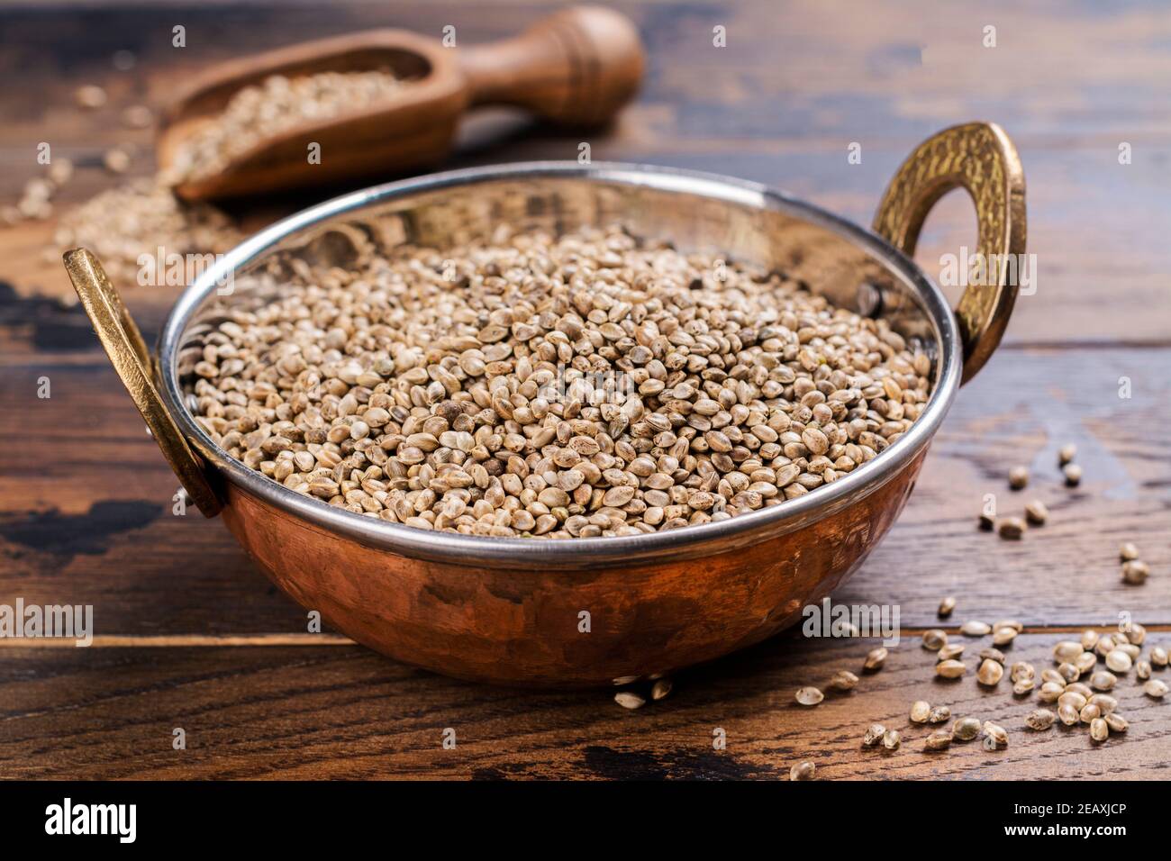 Organic hemp seeds Stock Photo - Alamy