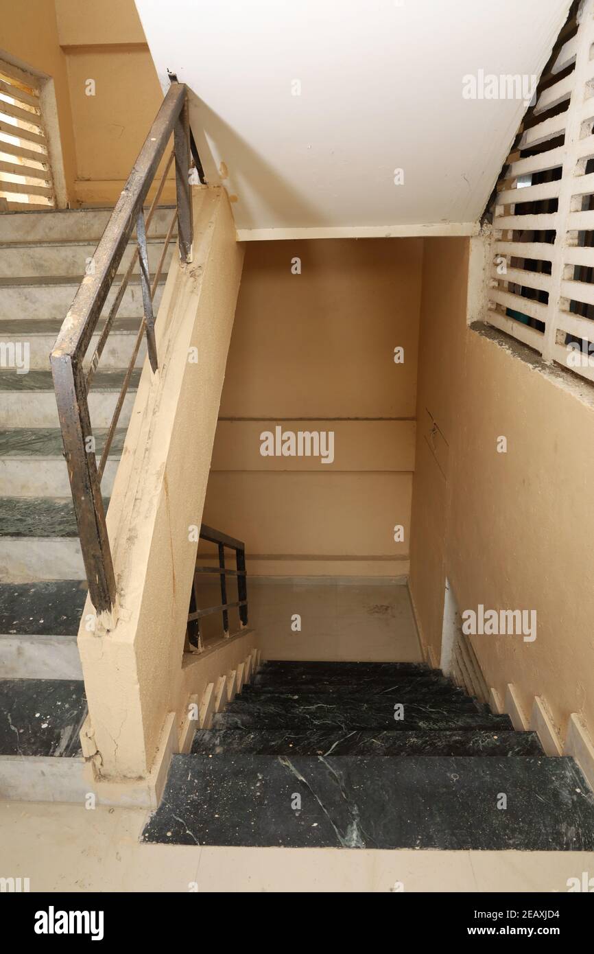 The staircase of a ready to stay building Stock Photo - Alamy