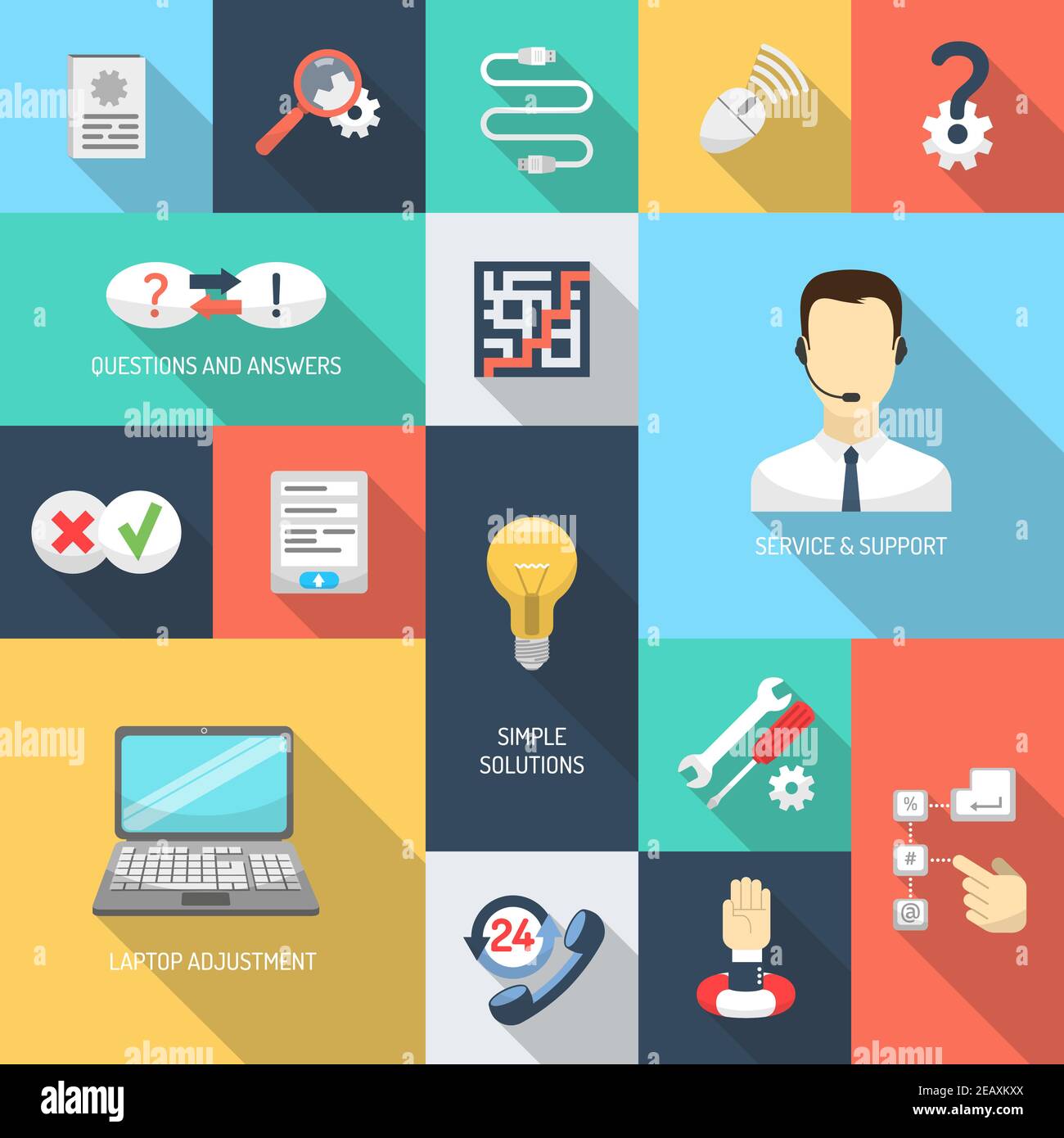 Solutions speaking Stock Vector Images - Alamy