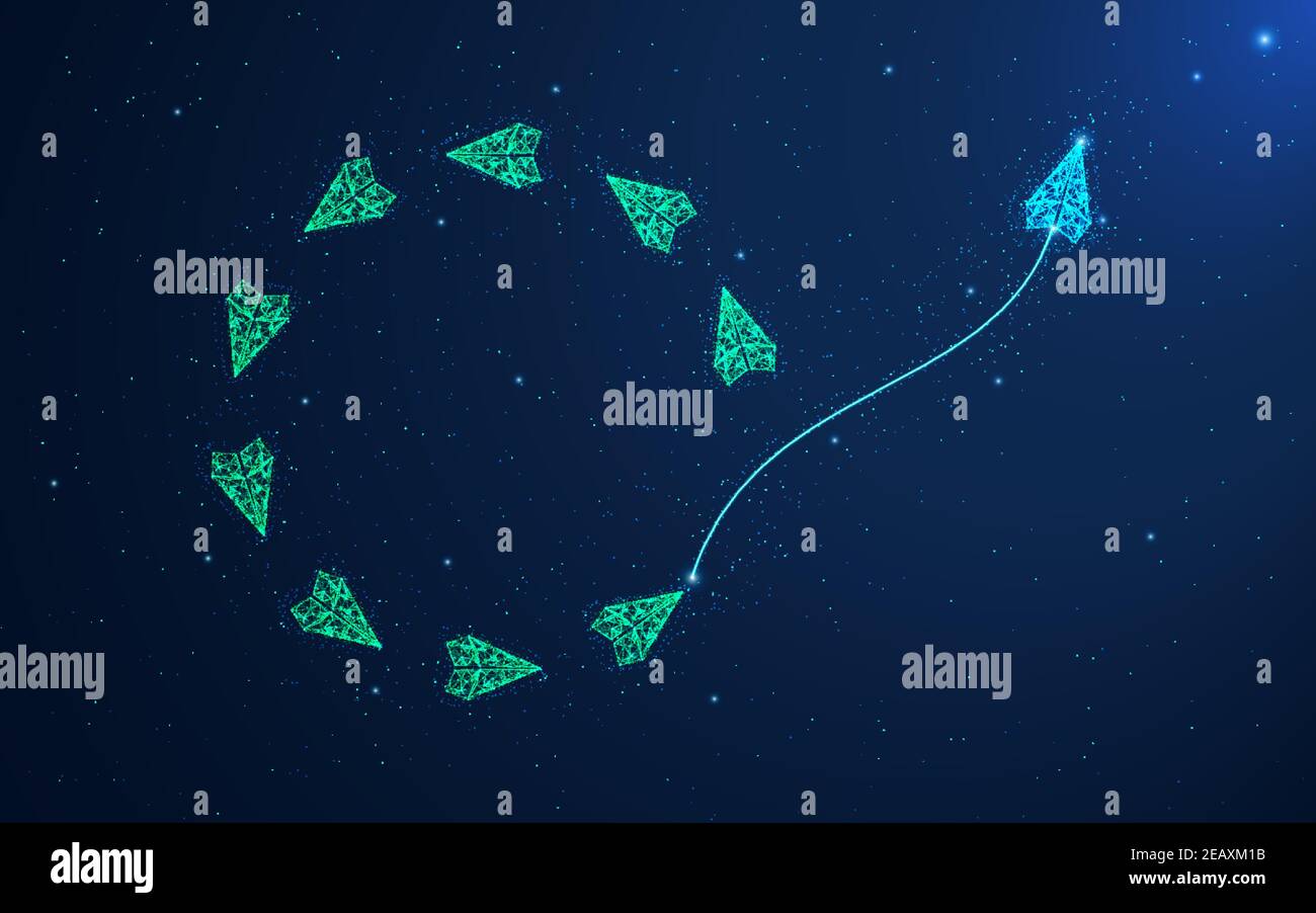 Fly in any direction Stock Vector Images - Alamy