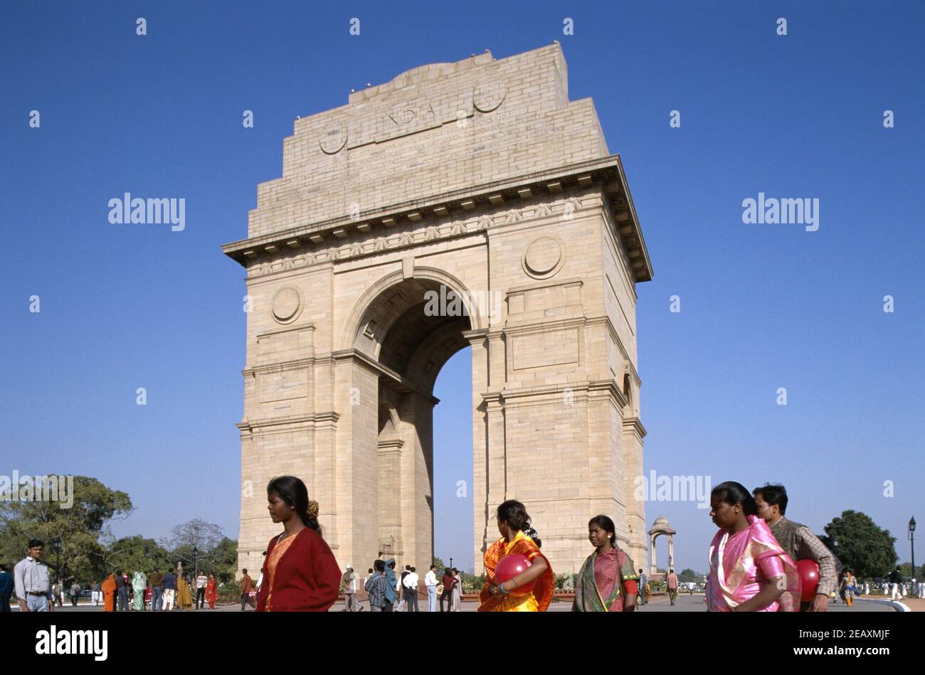 Asia,India, Uttar Pradesh, Delhi,The India Gate War memorial Stock ...