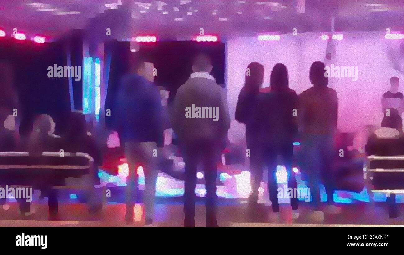 Viewers watching the show Stock Photo - Alamy