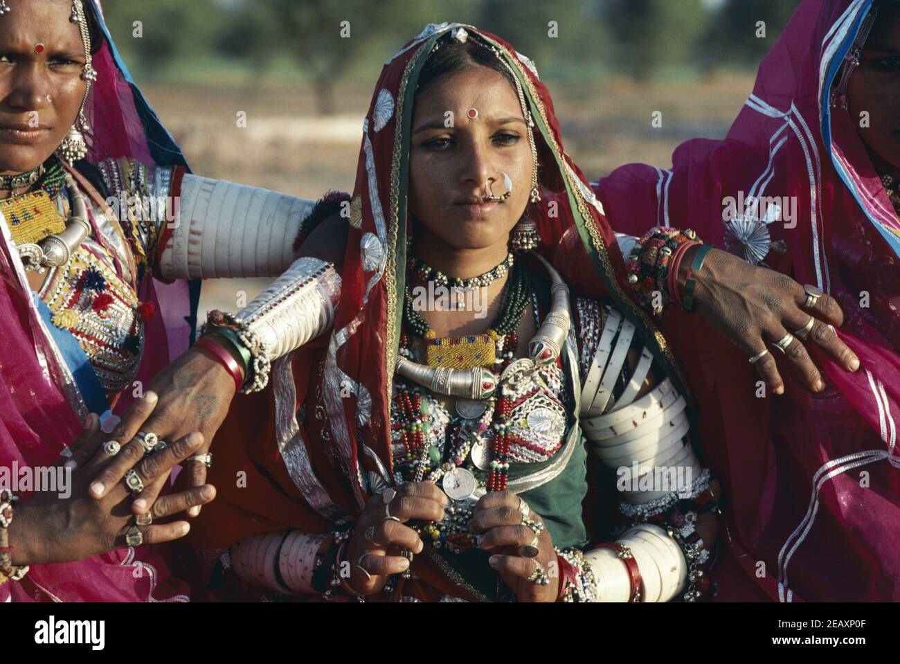 Asia,India, Rajasthan,portrait of Banjara Women wearing Traditional ...