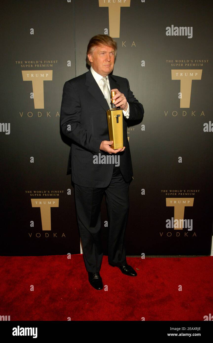 Drinks America Launches Trump Vodka High Resolution Stock Photography ...