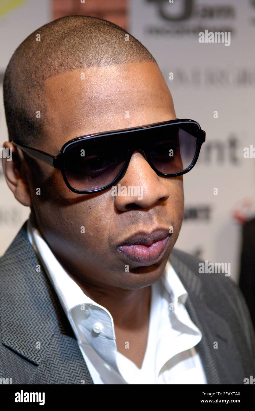 Rapper Shawn Carter aka Jay-Z attends arrivals at Jay-Z and GIANT ...